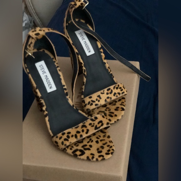 Steve Madden | Shoes | Steve Madden Leopard Print Heels | Poshmark